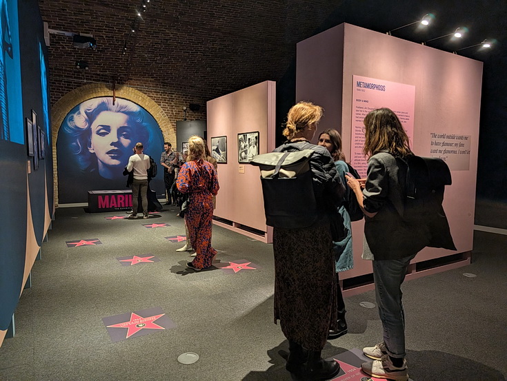 In photos: a visit to the remarkable Marilyn Monroe exhibition in ...