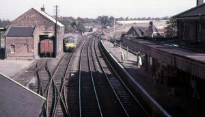 Photos of Saxmundham railway station and the closed Railway Pub, East ...
