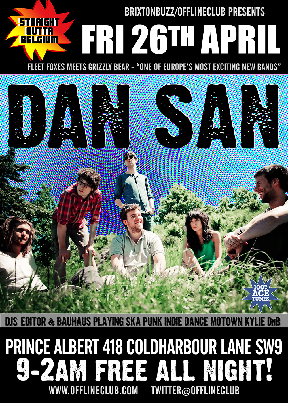 Friday 26th April 2013, live music with Dan San at Offline Club at the ...