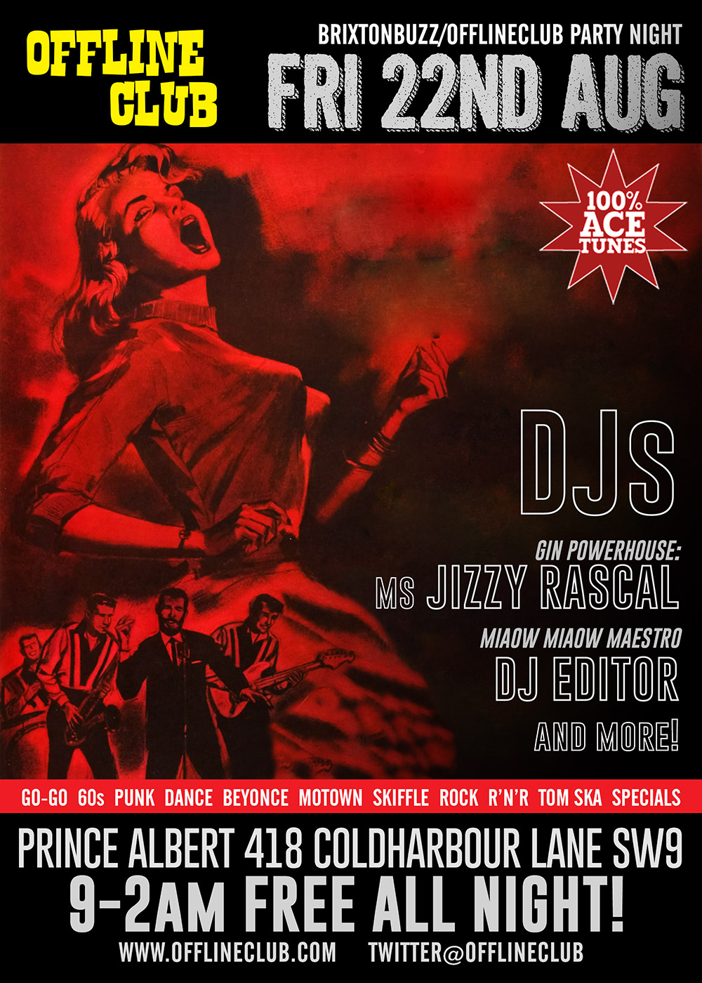 Friday 22nd August, DJ night at Offline Club, Prince Albert, 418 ...