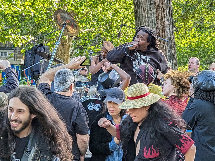 Afro-Punk mosh pit in NYC’s Tompkins Square Park – see the action in ...