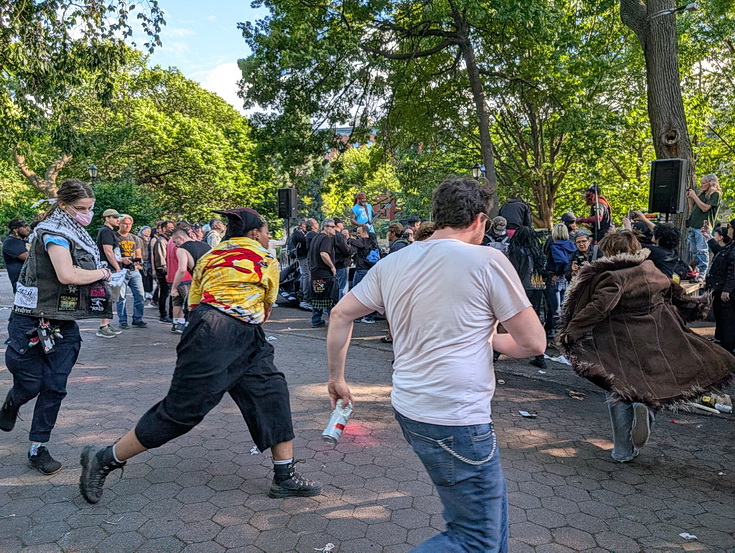 Afro-Punk mosh pit in NYC’s Tompkins Square Park – see the action in ...