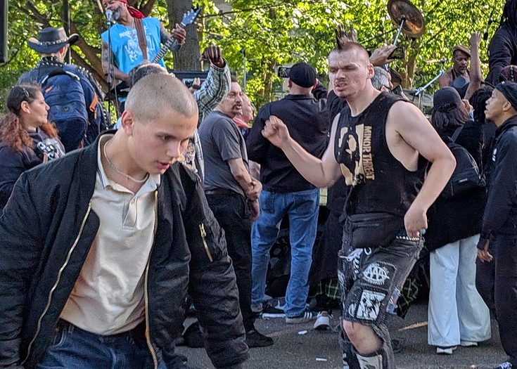 Afro-Punk mosh pit in NYC’s Tompkins Square Park – see the action in ...
